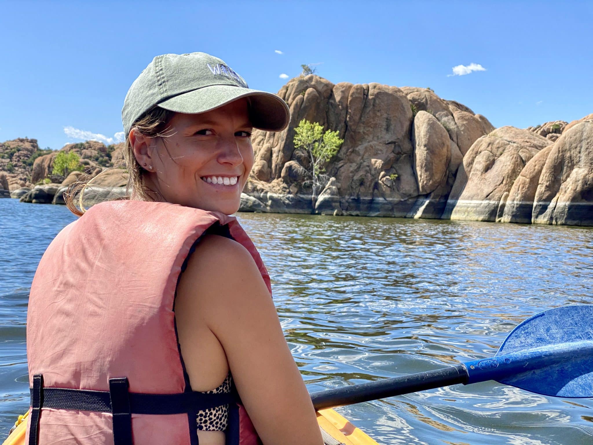 Kayak at Watson Lake