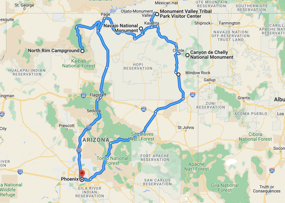 Arizona Road Trip: Monument Valley & Grand Canyon